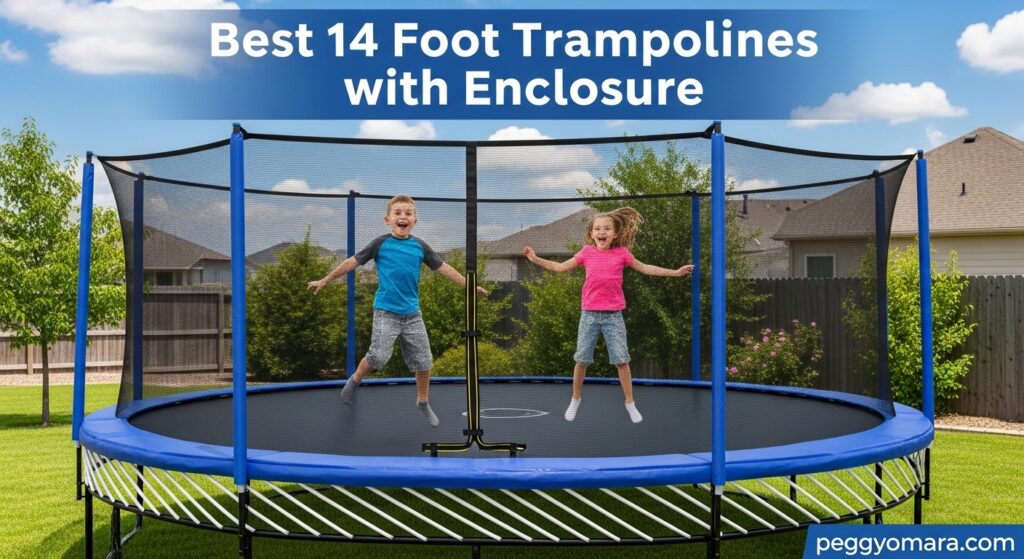 10 Best 14 Foot Trampolines with Enclosure (June 2026) Expert Picks
